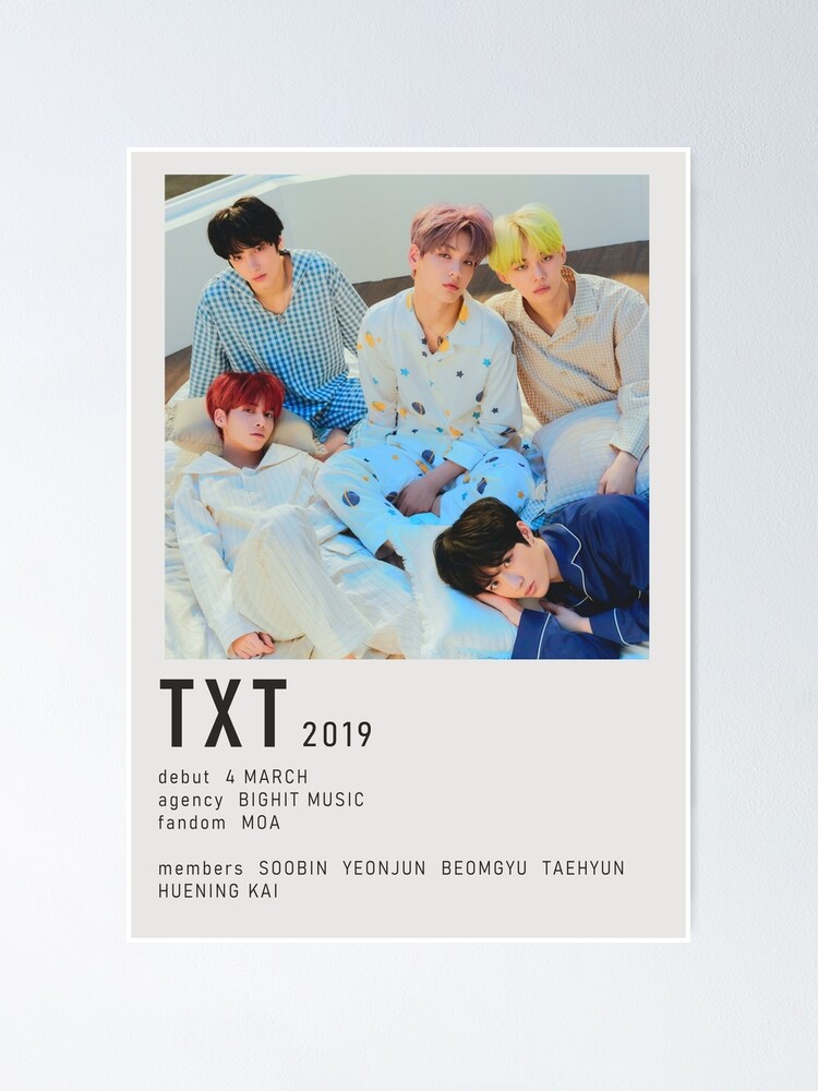 "TXT Alternate minimalist poster" Poster for Sale by Kpopularstudios ...