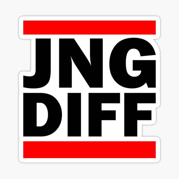 "JNG DIFF | JUNGLE Difference" Sticker for Sale by noobz | Redbubble