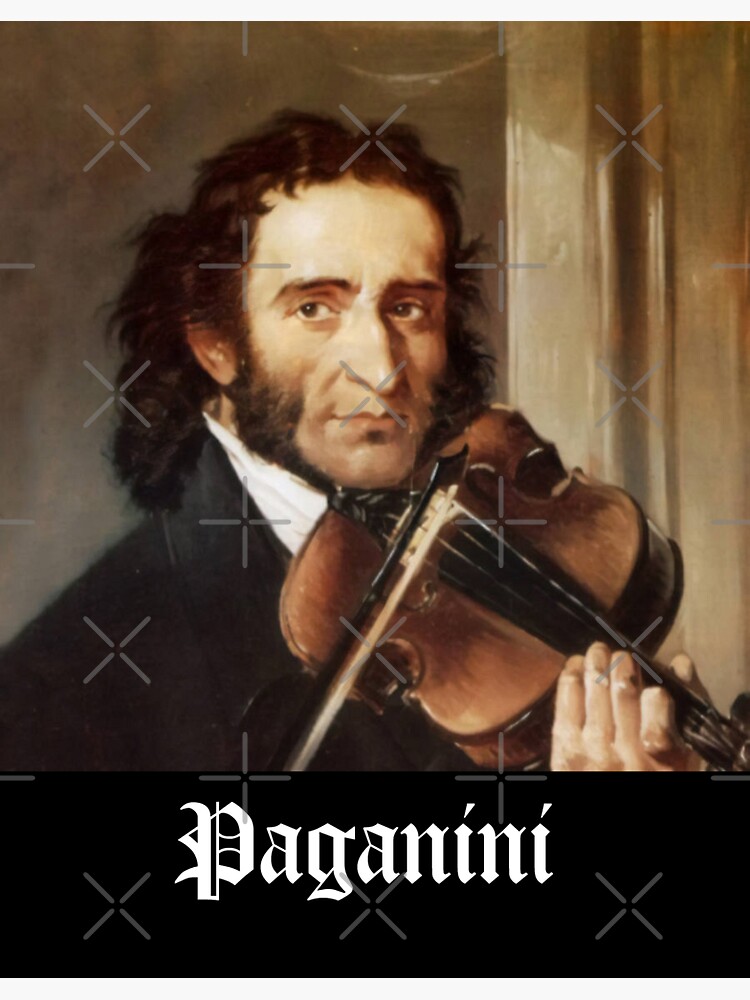 "Paganini" Sticker for Sale by Damienator | Redbubble