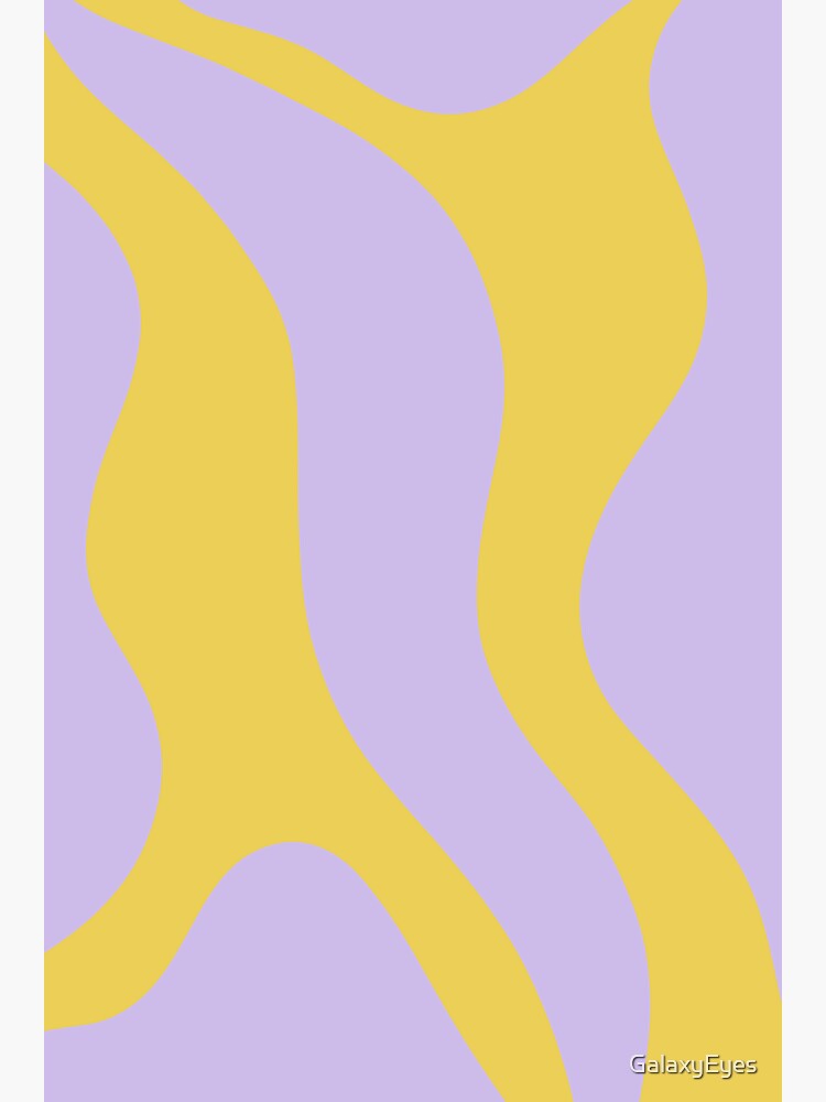 "Wavy Land - Lime And Lilac" Sticker for Sale by GalaxyEyes | Redbubble