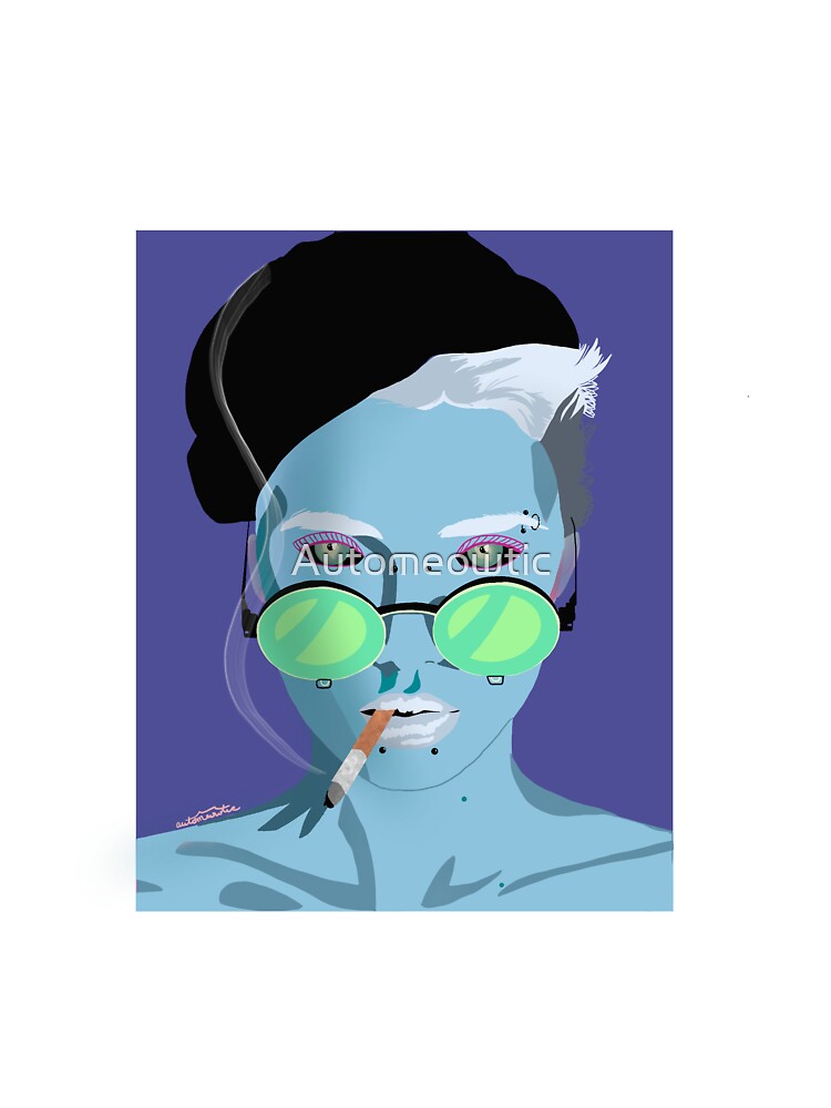 "Alien Test Subject" Sticker by Automeowtic | Redbubble