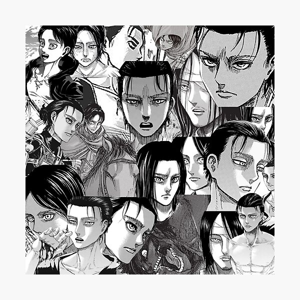 Lámina fotográfica «Paneles de manga de Eren Yeager» de TheGoldenCorgi ...