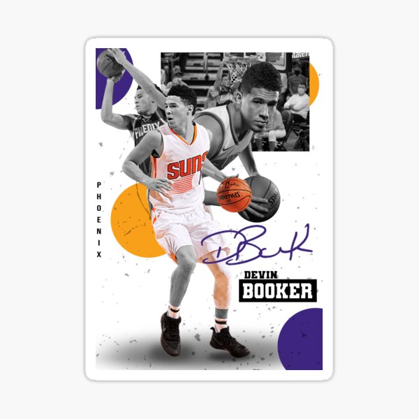 "Devin Booker - Suns Artwork" Sticker by OLMontana | Redbubble