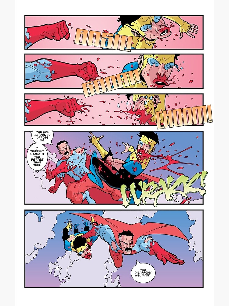 "invincible comic strip" Art Print by Digitalunivers | Redbubble