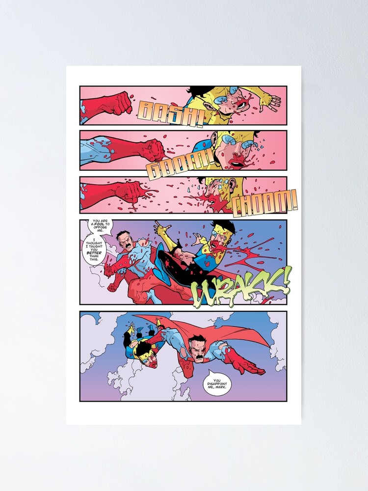 "invincible comic strip" Poster by Digitalunivers | Redbubble
