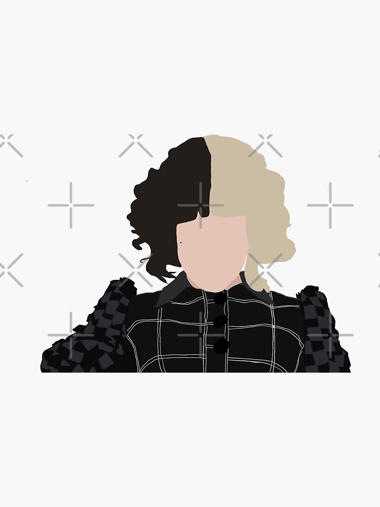 "Cruella Emma Stone" Sticker for Sale by avital123 | Redbubble
