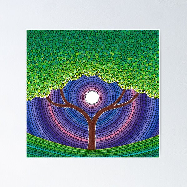 "Happy Tree of Life" Poster for Sale by Elspeth McLean | Redbubble