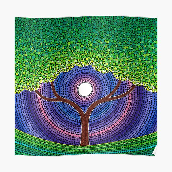 "Happy Tree of Life" Poster for Sale by ElspethMcLean | Redbubble