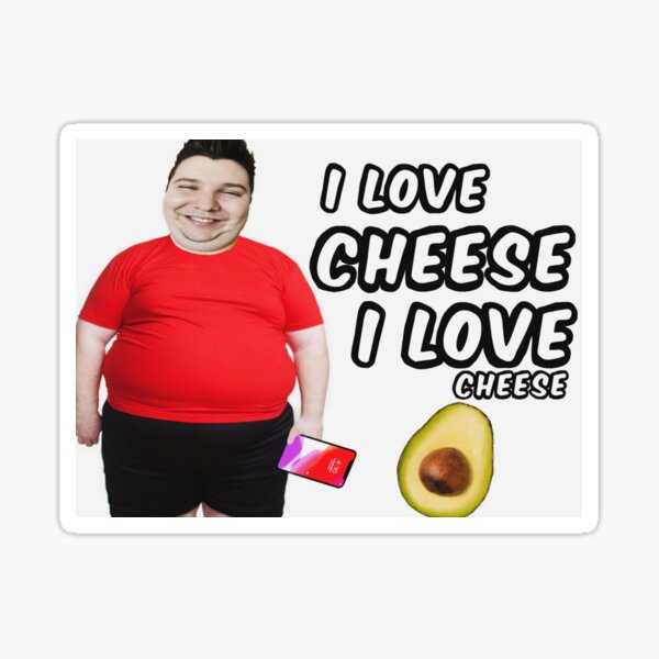 "Extra Cheese" Sticker for Sale by Daviscoatings | Redbubble