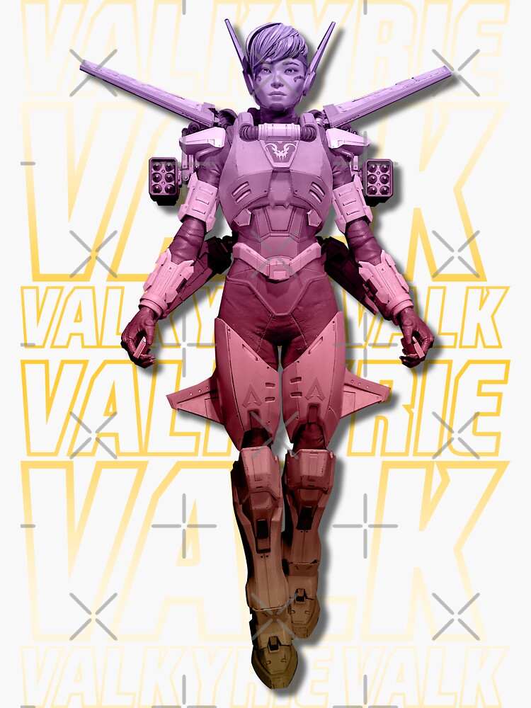 "Valkyrie Apex Legends" Sticker for Sale by ToxicMonkeys09 | Redbubble