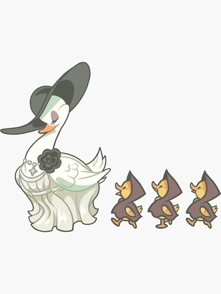 Pegatina «Duck Lady Dimitrescu Resident Evil Village RE8» de Mini ...