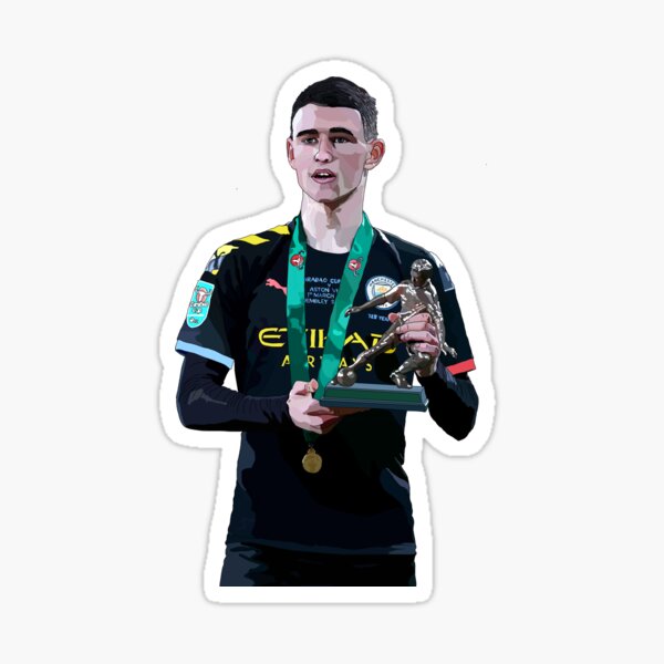 "Phil Foden" Sticker by cerysxedwards | Redbubble