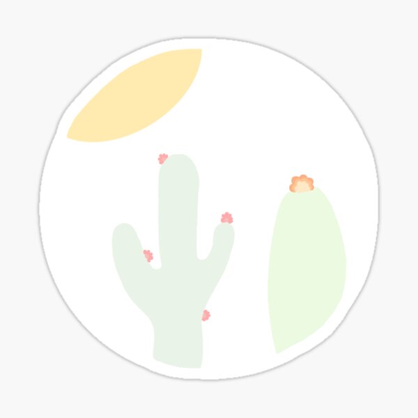 "cacti!" Sticker by baileeco | Redbubble
