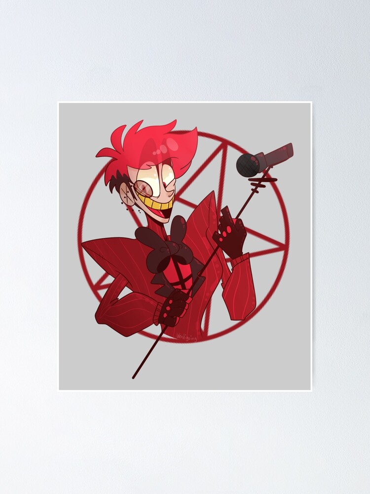 "Hazbin Hotel Alastor" Poster for Sale by seyd-art | Redbubble