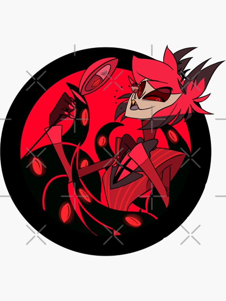 Pegatina «Hazbin Hotel Alastor» de seyd-art | Redbubble