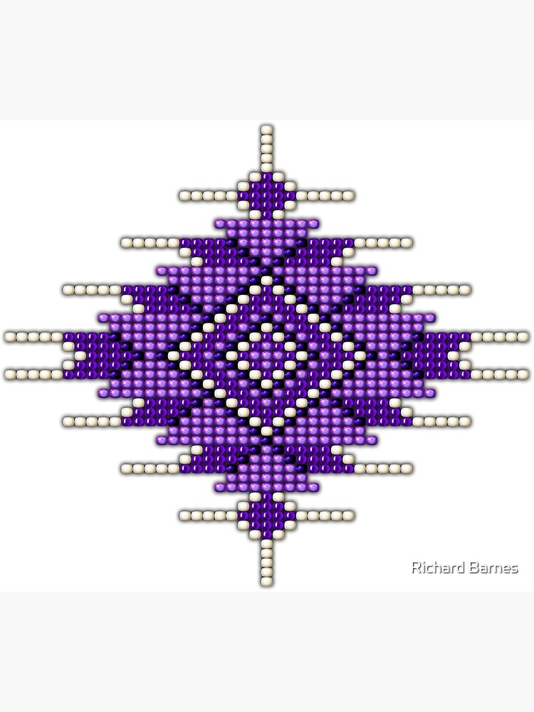 "Purple Native American-Style Sunburst" Art Print for Sale by ...