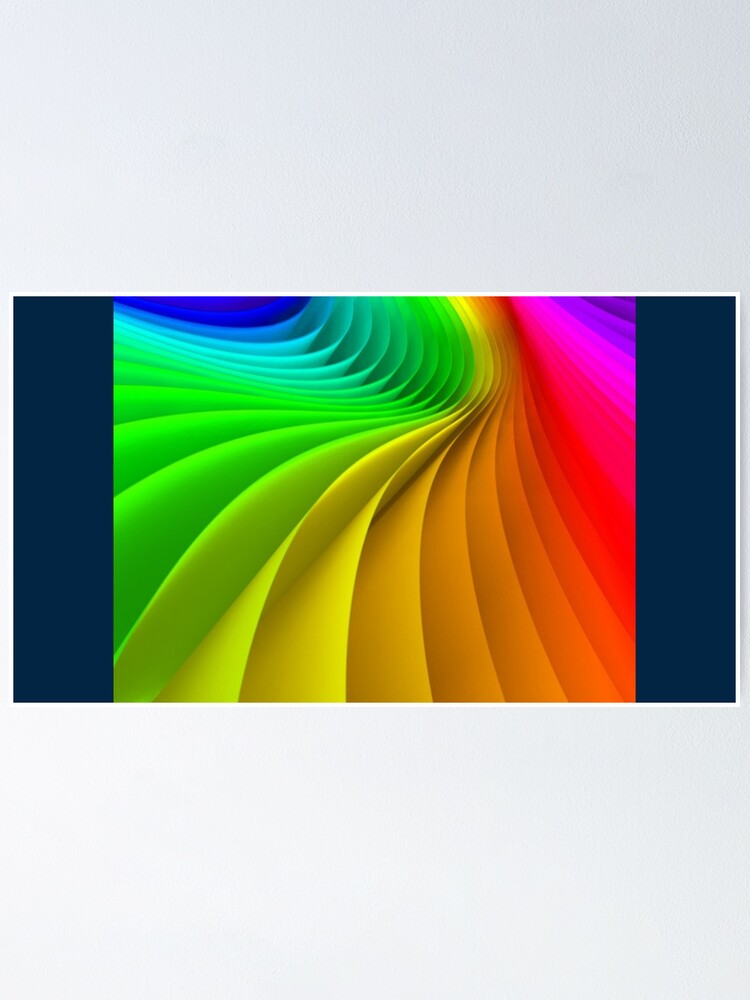 "rainbow colors" Poster by Yervand | Redbubble