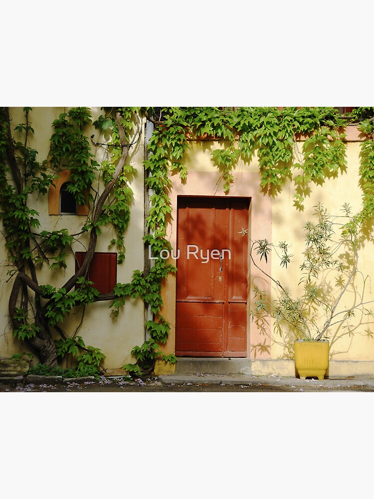 "Red door" Sticker for Sale by LAR1 | Redbubble