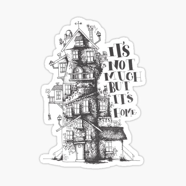 "the burrow" Sticker for Sale by wellkeptthing | Redbubble