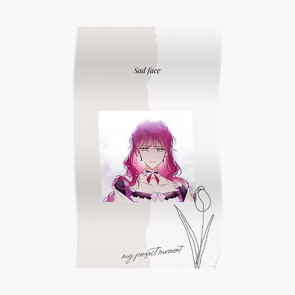 "sad face" Poster for Sale by start000 | Redbubble