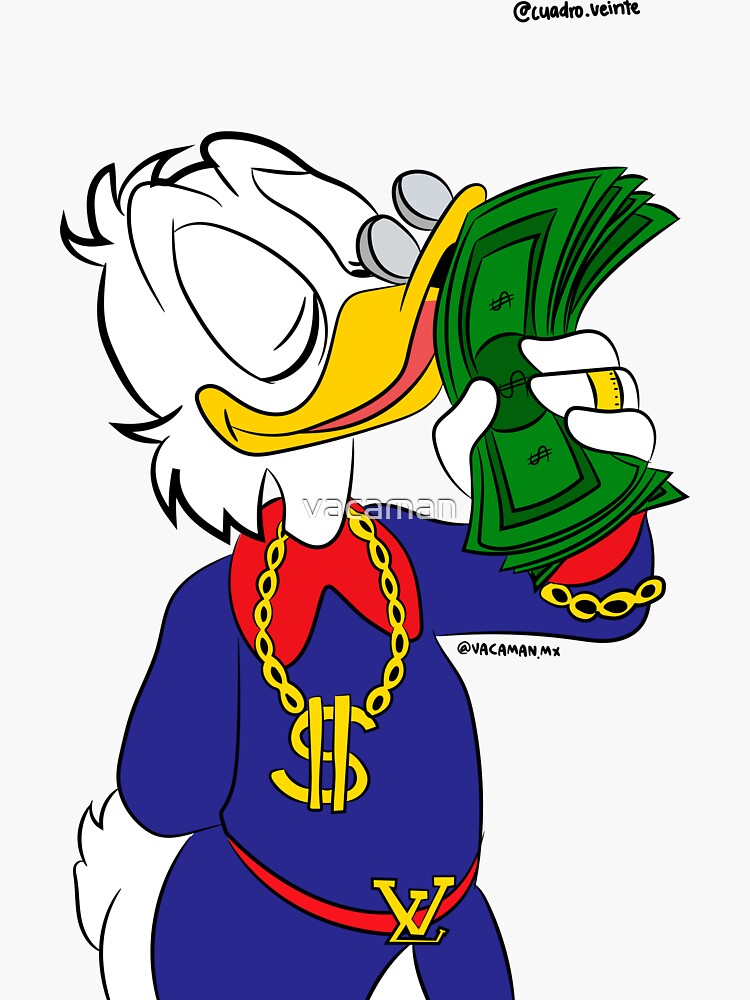 "Rich Mc Pato Money team" Sticker by vacaman | Redbubble
