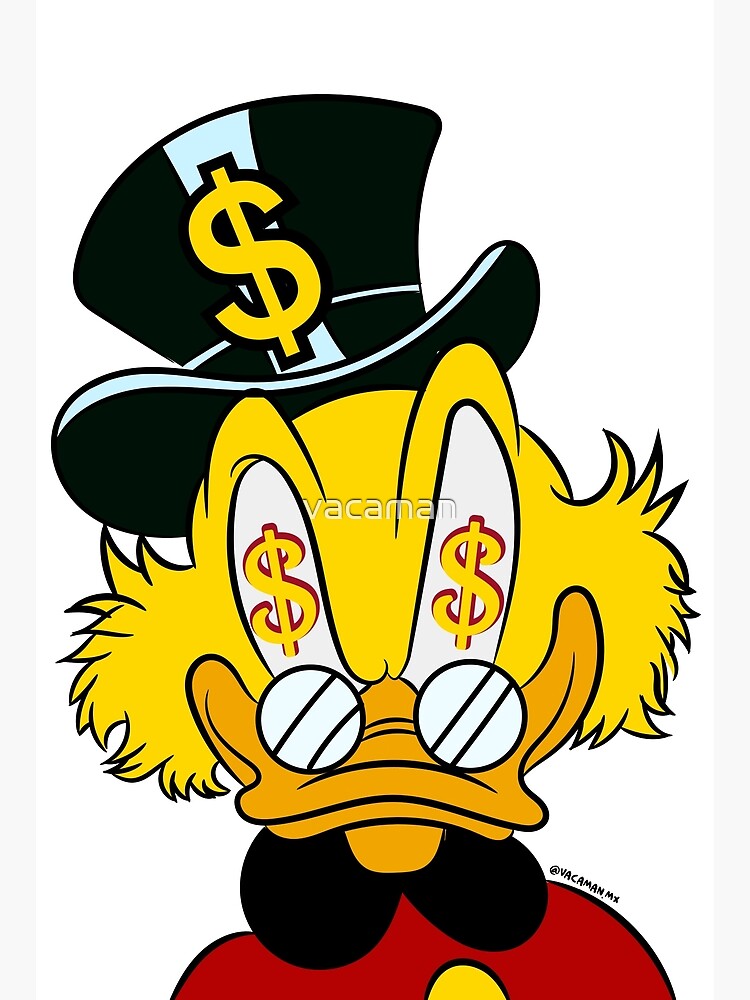 Tarjetas de felicitación con la obra «PATO RICH RICO MC PATO» de vacaman | Redbubble