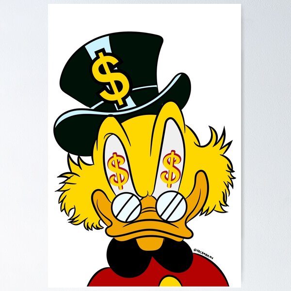 "DUCK RICH RICO MC DUCK" Poster by vacaman | Redbubble