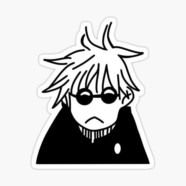 "Jujutsu Kaisen - Satoru Gojo Meme Funny 2" Sticker for Sale by ...
