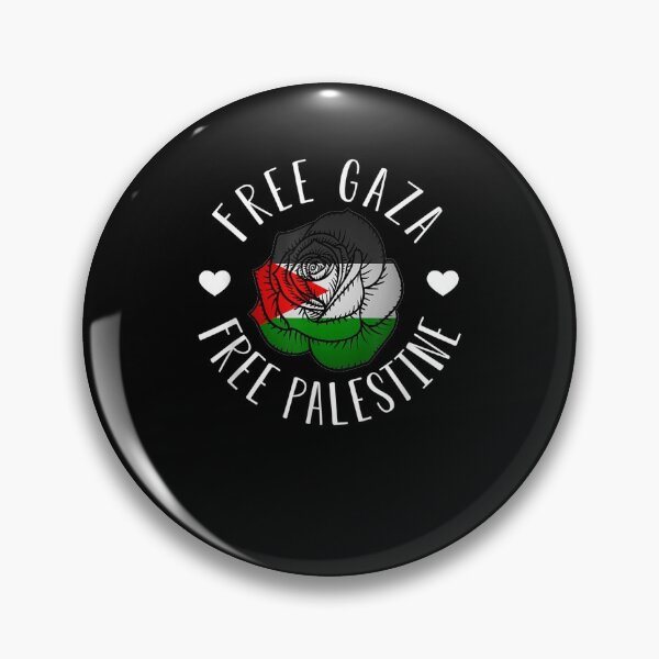 "Palestine Free Palestine Free Gaza Palestine Flag Arabic Gift " Pin ...