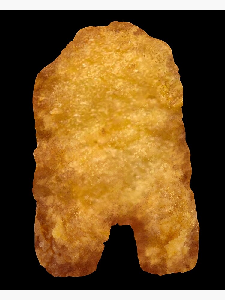 "chicken nugget not at all sus" Poster for Sale by EyePortal | Redbubble