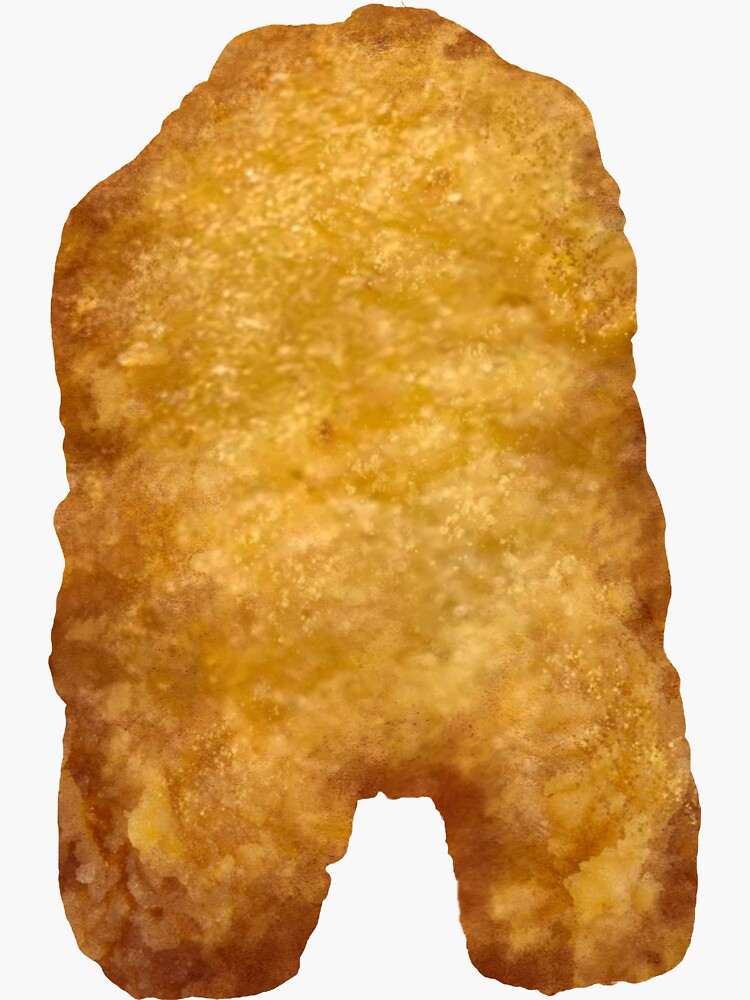 "chicken nugget not at all sus" Sticker for Sale by EyePortal | Redbubble