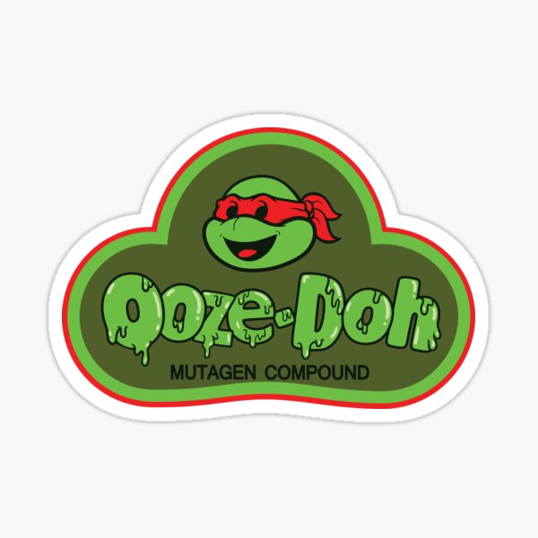 "Ooze-Doh Mutagen Compound" Sticker for Sale by JCJows | Redbubble