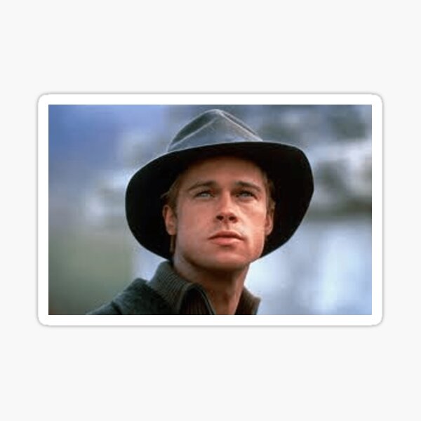 "Brad Pitt" Sticker for Sale by praskata047 | Redbubble