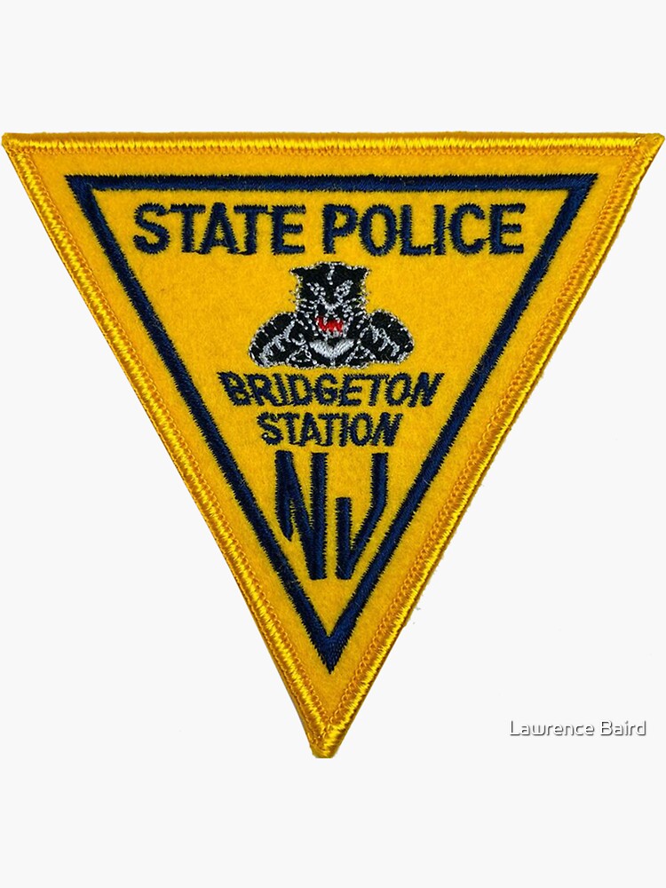 "Bridgeton Station New Jersey State Police" Sticker for Sale by ...
