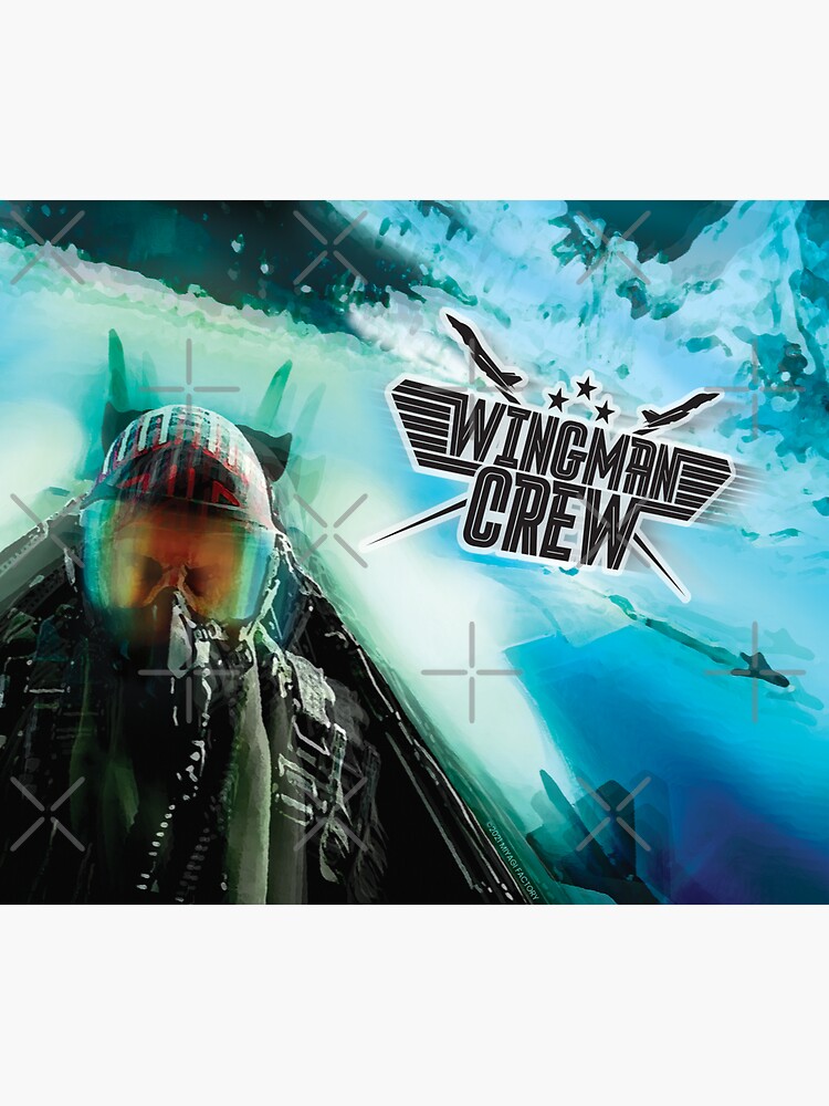 "Wingman Pilot" Sticker for Sale by miyagifactory | Redbubble