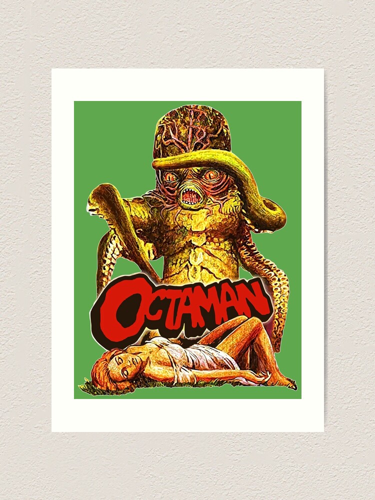 "Retro Octaman Cult Classic Horror Monster Fan Art" Art Print for Sale ...