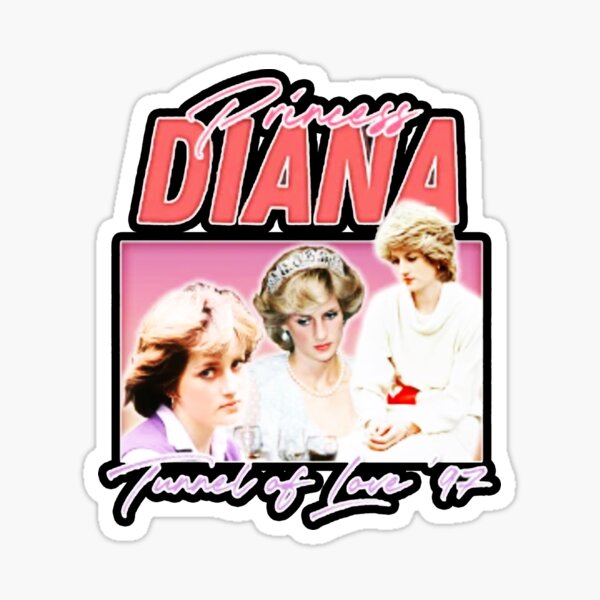 "PRINCESS DIANA " Sticker for Sale by AirstreamHome | Redbubble