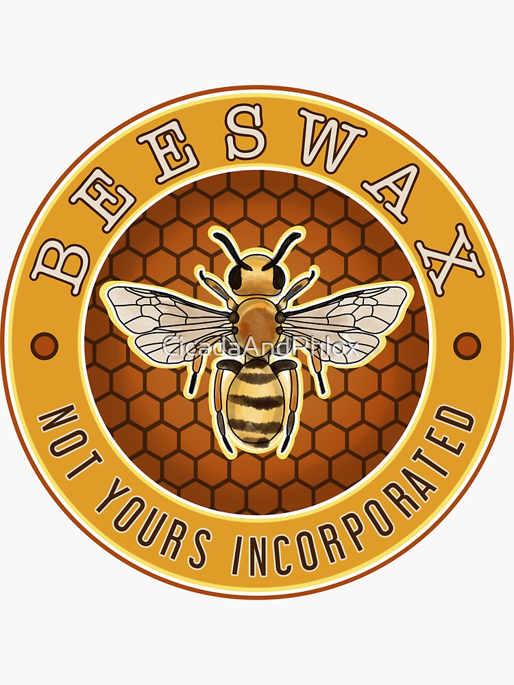 "Beeswax, not yours inc. - The Office" Sticker for Sale by ...
