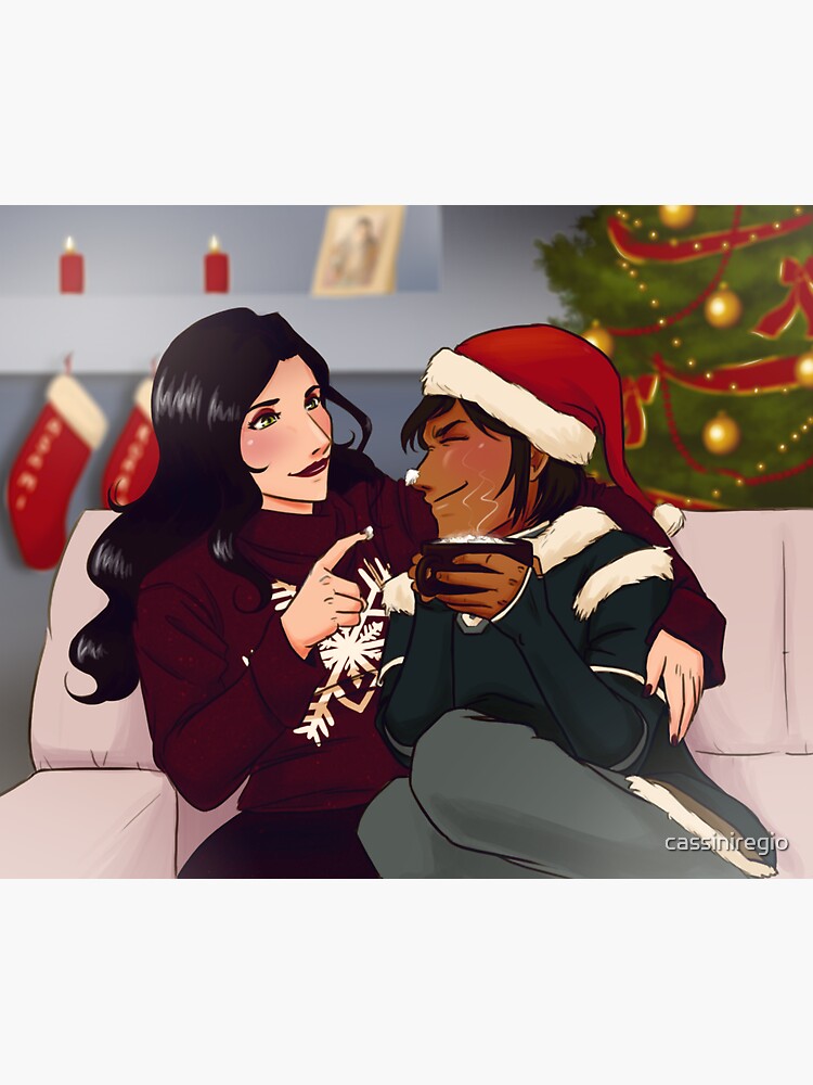 "Christmas Korrasami" Sticker by cassiniregio | Redbubble