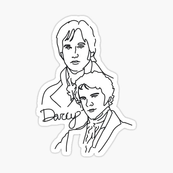 "Mr. Darcy" Sticker by emily4stickers | Redbubble
