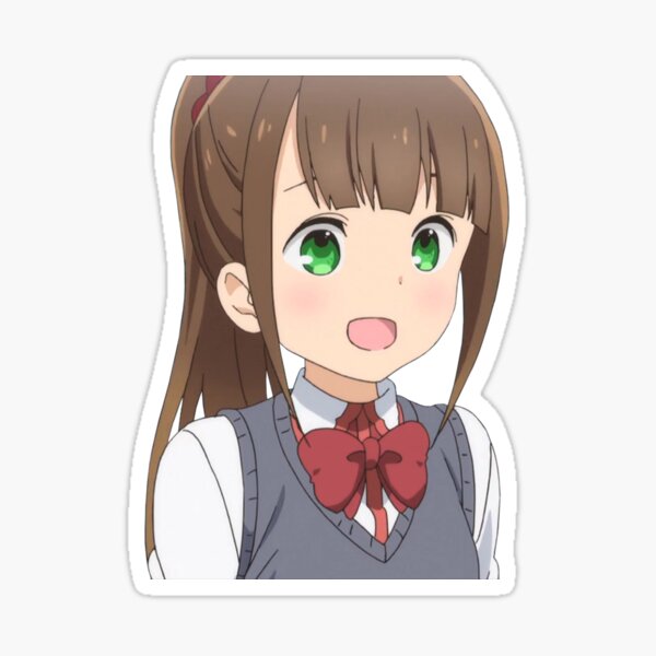 "Aru Open Mouth" Sticker for Sale by b1000000k | Redbubble