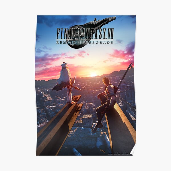 "Final Fantasy VII Remake Intergrade" Poster by willifordthk | Redbubble