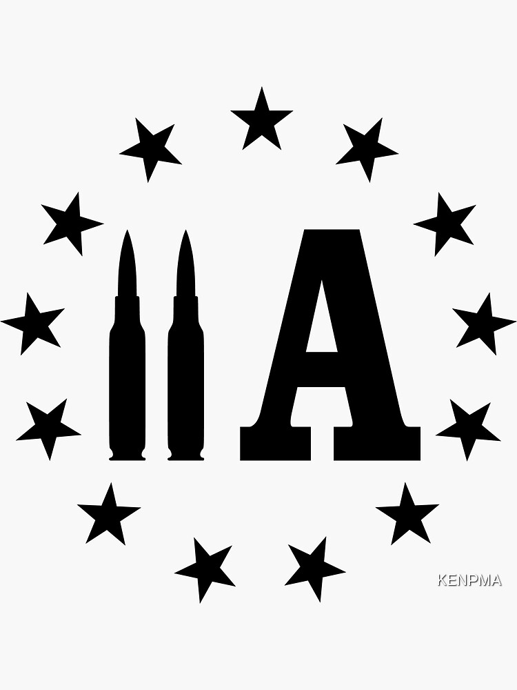 "IIA 2A 2nd Amendment Betsy Ross Second Amendment" Sticker for Sale by ...