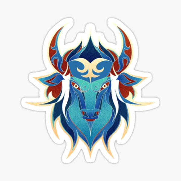 "Angry Bull" Sticker for Sale by SMITHEREEN | Redbubble