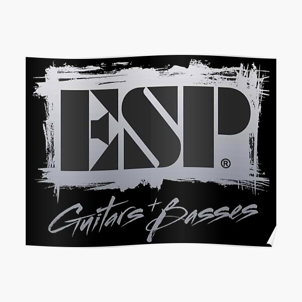 " 'ESP"limited guitar factory icon merch best selling 2022 " Poster by ...