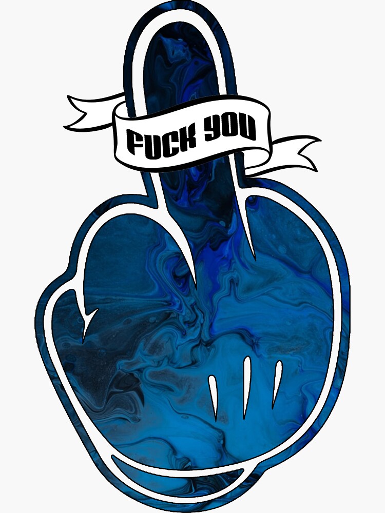 "Dirty Finger" Sticker for Sale by KingMasongCPC | Redbubble