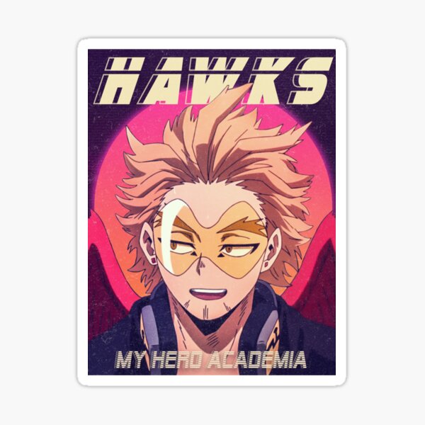 Stickers Stickers, Labels & Tags My Hero Academia Sticker BNHA HAWKS ...