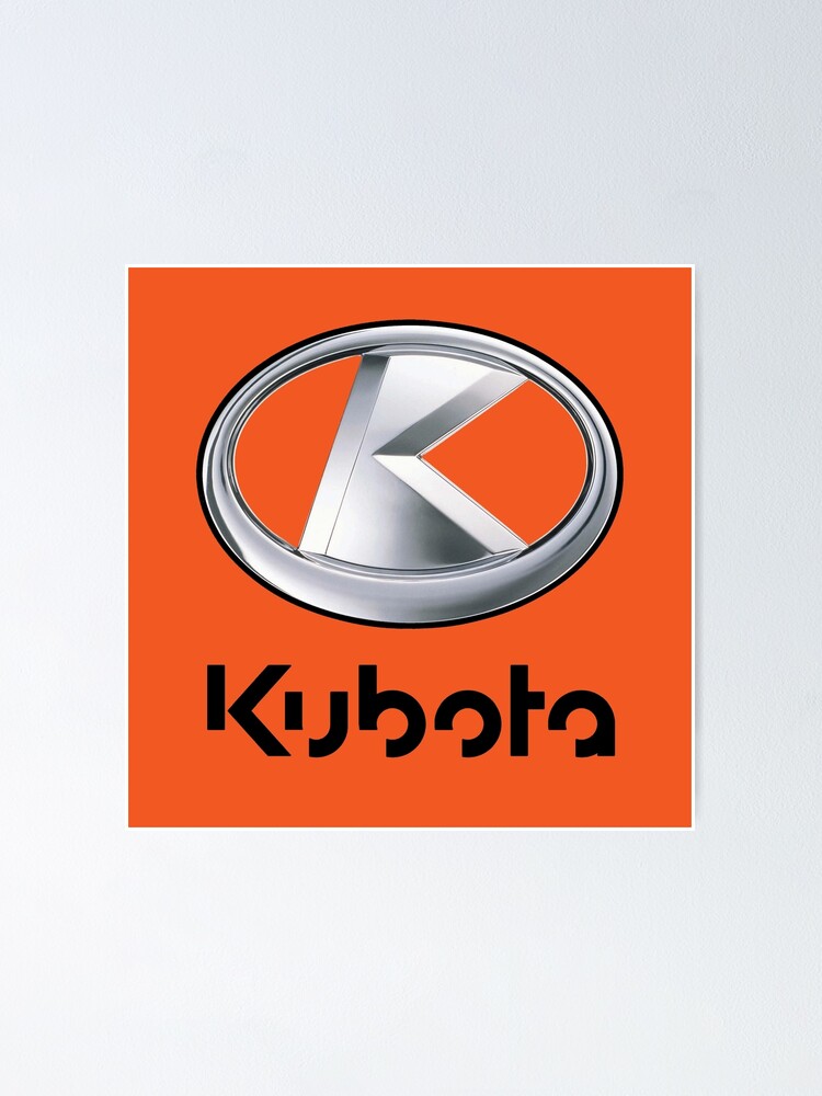 "tractor-KUBOTA logo" Poster by JulieWilkersy | Redbubble