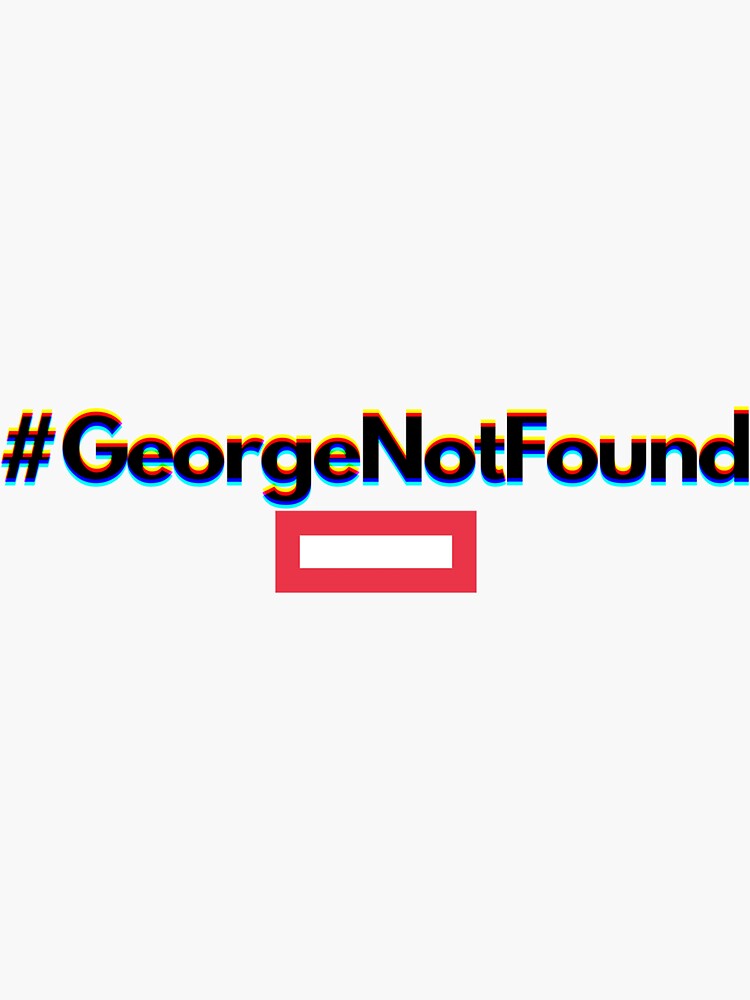 "gnf GeorgeNotFound" Sticker for Sale by Dreaminsomnic | Redbubble