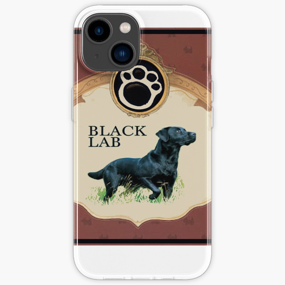 "Black Lab Paw Print" iPhone Case for Sale by Friskybizpets | Redbubble